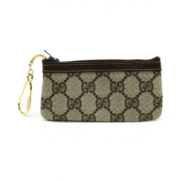 Gucci | Bags | Gucci Coin Case Leather Gg Supreme Brown | Poshmark